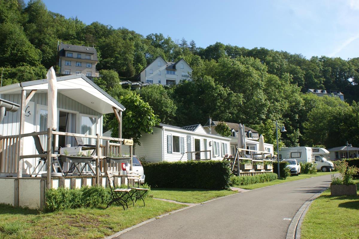 Mobilhomes op Camping Clervaux